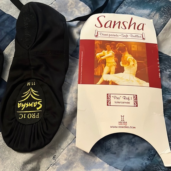 Sansha | Shoes | New Black Sansha Ballet Shoes | Poshmark